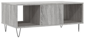 Konferenční stolek šedý sonoma 90x50x36,5 cm kompozitní dřevo - Default Title