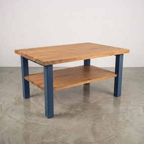 KULHÁNEK Konferenční stolek "Tabi mini" Odstín podnože: individuální, Velikost desky: 90x50 cm