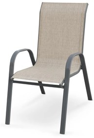 Zahradní židle Sleko šedá