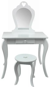 Dětský toaletní stolek Lilly bílý