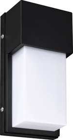 Toolight Toolight, JNH034-G, moderní venkovní nástěnné svítidlo, 1× E27, IP44, černá saténová, OSW-56222