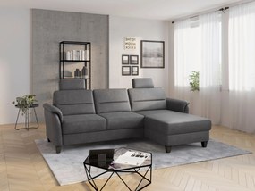 XXXLutz ROHOVÁ SEDAČKA, textil, antracitová Sit & More - Sedací soupravy - 000144019732
