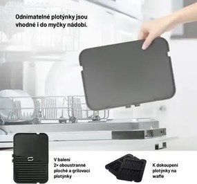 Lauben Contact Grill Deluxe 2000ST / kontaktní grill / 2000 W