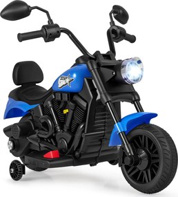 Costway 6 V dětský motocyklový chopper motorka s nožním pedálem s hudebním