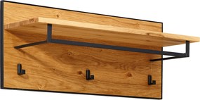XXXLutz ŠATNÍ PANEL, antracitová, barvy dubu, divoký dub, 85/30/28 cm Linea Natura - Šatní panely - 001770004604