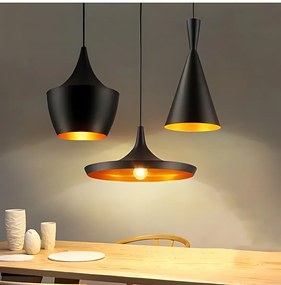 Toolight Toolight, závěsné stropní svítidlo Costa C 1xE27 APP081-1CP, černá, OSW-00118