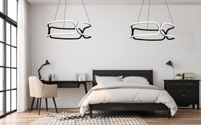 Toolight - LED závěsné svítidlo + dálkové ovládání APP790-CP TRIO BLACK, černá, OSW-07901