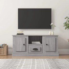 vidaXL TV skříňka 100 x 35,5 x 45 cm kompozitní dřevo [816463] Barva: šedá sonoma