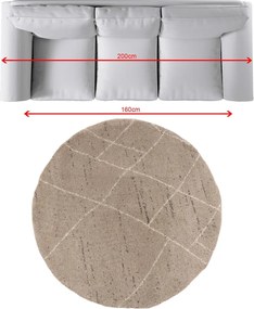Koberec Royal Nomadic Living 160cm sand/cream