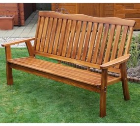 Dřevěná zahradní lavice RALEN - 150 cm - 3D5565