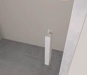 Erga Alpine, posuvné sprchové dveře do otvoru 140x195 cm, 6mm čiré sklo, chromový profil, ERG-V02-ALPINE-D140-CR