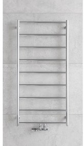 P.M.H. NS4C-M - Koupelnový žebříkový radiátor NAAS 222W 121 cm lesklý chrom NS4C-M