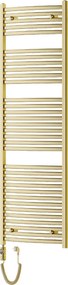 Mexen Helios, elektrické topné těleso 1800 x 600 mm, 900 W, zlatá lesklá, W103-1800-600-2900-50