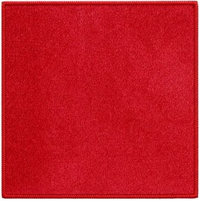 AladinWorld Expres, Kusový koberec Monarch red čtverec, 200x200, červená, chodba / předsíň