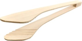 AMADEA Dřevěné kleště široké, masivní dřevo, 30 cm