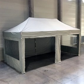 Nůžkový párty stan RedX® PROFI COMPOSITE 3x6 m (Kvalitní profesionální párty stan 6x3 m s kompozitovou konstrukcí - dostupný v 14 barvách a možností)