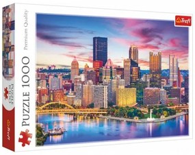 Puzzle Pittsburgh, Pensylvánie, USA 1000 dílků 68,3x48cm v krabici 40x27x6cm