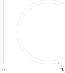 Globo 41562-18B - LED Koupelnové stropní svítidlo SAPANA LED/18W/230V IP44