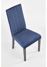 Jídelní židle Diego 2, modrá / černá