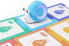 Robobloq Qobo Programovatelný interaktivní šnek pro děti modrá/oranžov