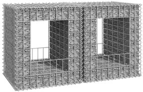 Gabionové sloupky 2 ks 50 x 50 x 60 cm železo