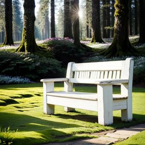 Stará Krása – Ruční výroba Barevné zahradní lavice 120 x 90 cm