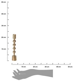 Svícen Nelly 23 cm zlatý