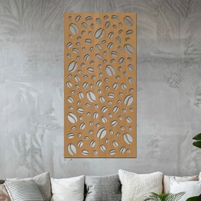 dřevo života Dřevěný panel KÁVOVÁ ZRNA malá Zvolte rozměr (cm): 30x60, Zvolte barvu dekoru: Buk