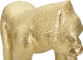 Dekorativní soška Gorilla Front zlatá