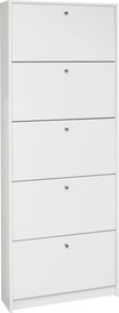 XXXLutz VYKLÁPĚCÍ BOTNÍK, bílá, 60/168/16 cm Xora - Online Only šatny & botníky - 002808015915