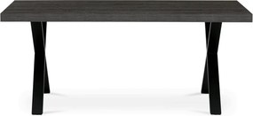 Jídelní stůl HT-R5316 GREY, lamino, šedý dub (180 x 90) cm