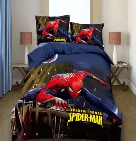3-dílné ložní povlečení Marvel a Disney (přikrývka,  polštář, prostěradlo) Varianta: Spider-Man A09