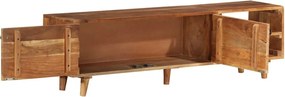TV skříňka masivní akácie s medovým povrchem 140 x 30 x 40 cm 337847