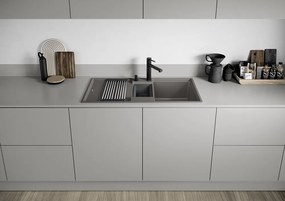 Blanco Adira 6 S, silgranitový dřez 1000x500x200 mm, 1,5-komorový, tartufo, BLA-527607