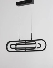 LED lustr Arte 64 černé