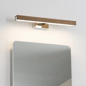 Brilagi-LED Koupelnové osvětlení zrcadla WOODY MIRROR LED/8W/230V IP44 dub/chrom