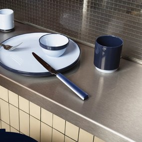 Tmavě modrý kameninový šálek 270 ml Duo – ONA