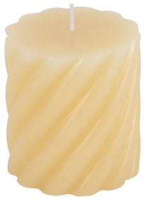 Svíčka Swirl S 7,5cm vanilkově žlutá Present Time