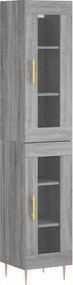 Skříň highboard šedá sonoma 34,5 x 34 x 180 cm kompozitní dřevo 3199423