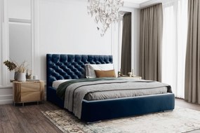Postel MODEL 03 140x200 modrá - MAGIC VELVET 2216