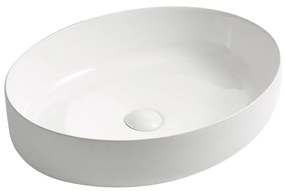BPS-koupelny Deskové keramické umyvadlo Vir 55 (55x41 cm)