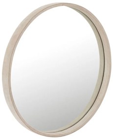 OnaDnes -20% Béžové závěsné zrcadlo J-line Maxet 60 cm