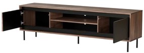 TV stolek Stuga, ořech / černá