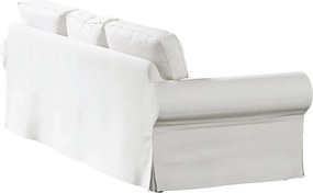 Potah na pohovku IKEA Ektorp 3-místná rozkládací, NOVÝ MODEL 2013 barva krémová látka pletený vzor