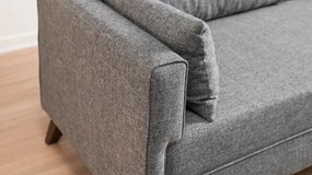 Hanah Home Třímístná pohovka BELLA šedá 208 cm 825BLC1499