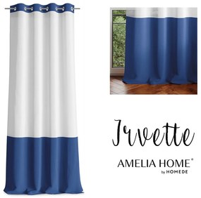 Záclona AmeliaHome Irvette modrá