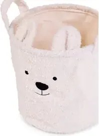Childhome Koš na hračky Teddy Off White 40x40x40 cm