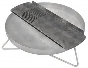 Grilovací plát na přenosné ohniště Ø 90 cm ✔ Nerez