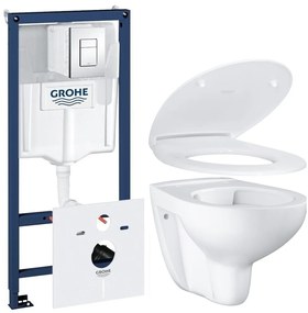 Set záchodová mísa Grohe Bau Ceramic 39427000, záchodové prkénko Grohe Bau Ceramic 39493000