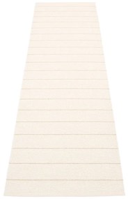 Vinylový koberec Pappelina CARL Vanilla/White velikost: 70x350cm